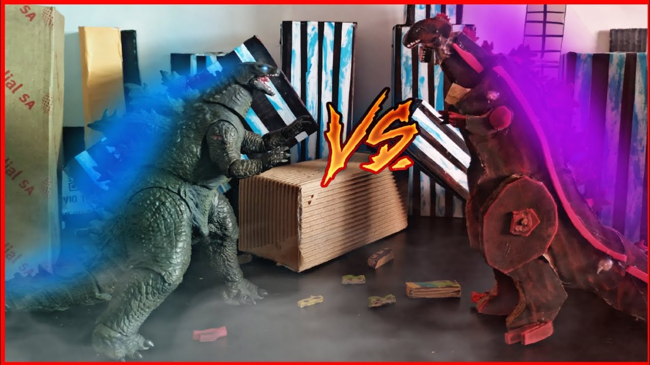 Legendary Godzilla vs Shin Godzilla | épica batalha em stop motion ...