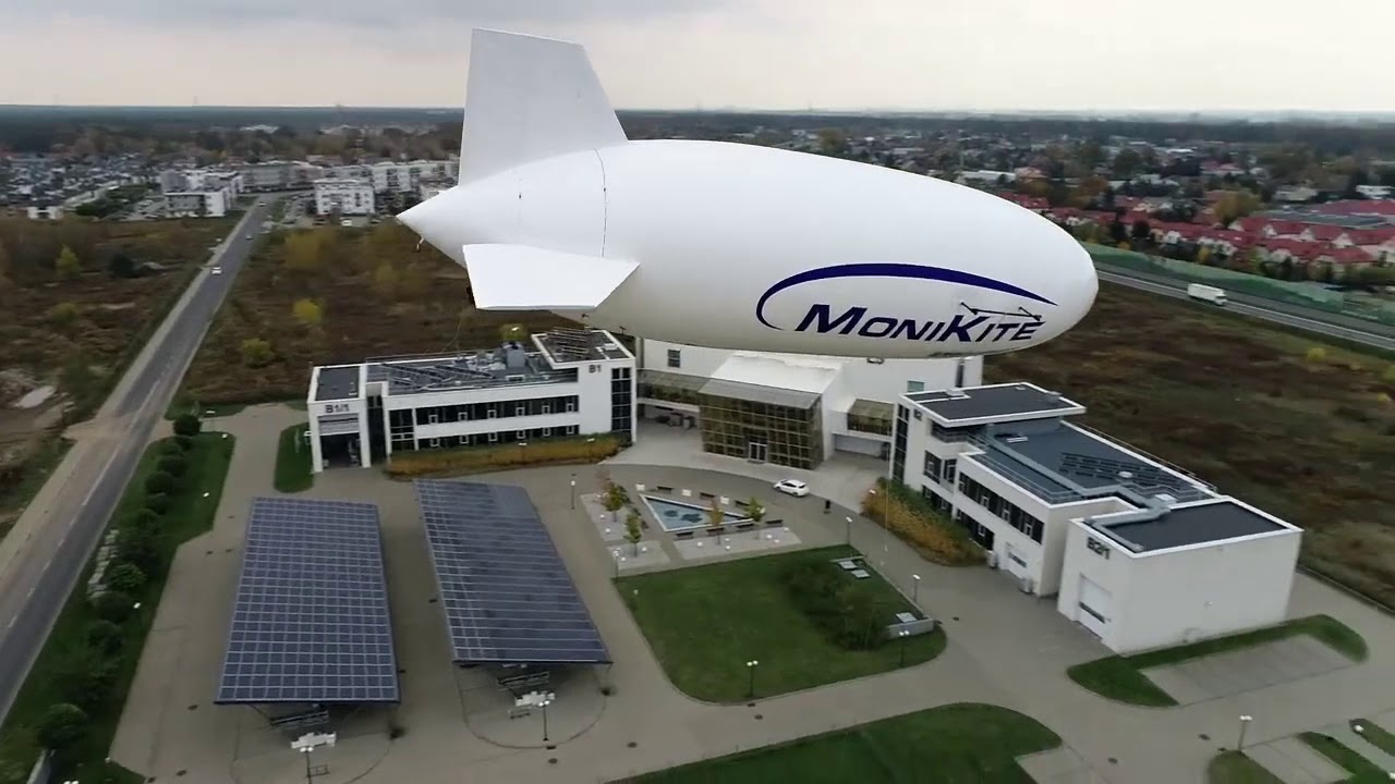 Tethered helium aerostat - Monikite - YouTube