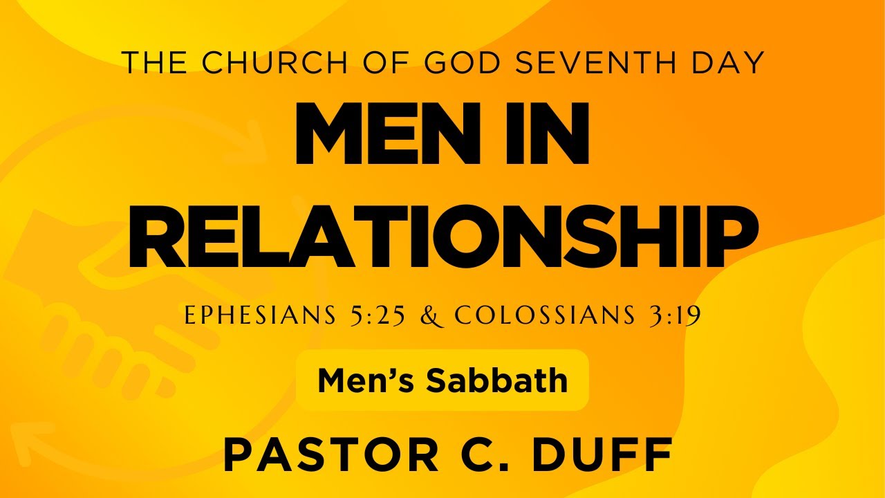 "Men In Relationship" | Pastor C. Duff | Livestream - YouTube
