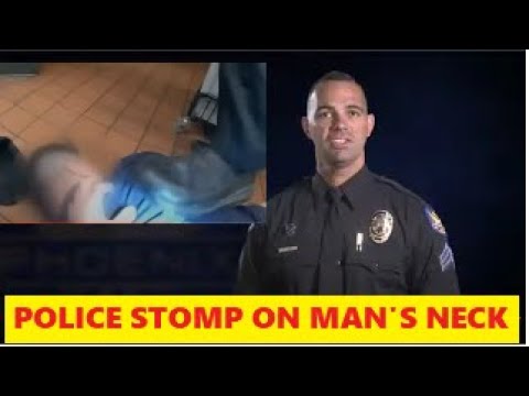 Phoenix Police Stomp On Man Neck - Law Requires Minimum Force Necessary ...