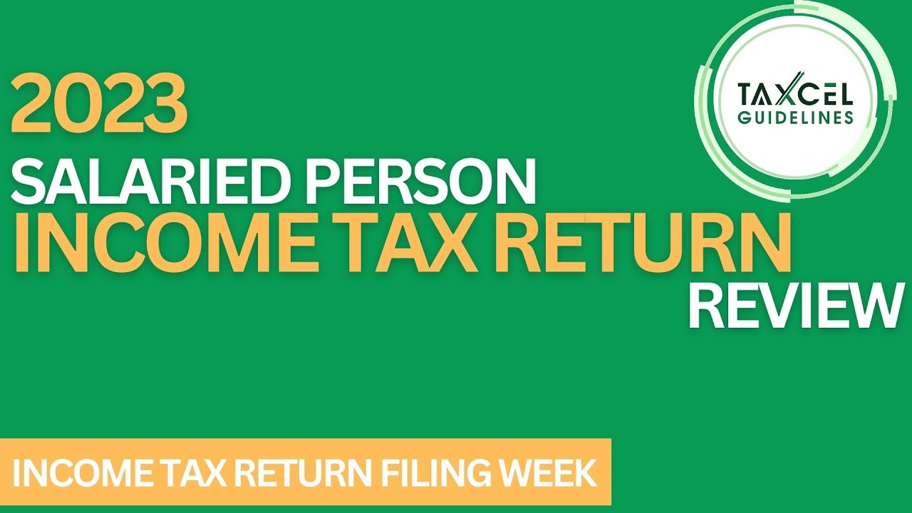 Income Tax Return 2023 | Salaried Person Income Tax Return 2023 ...