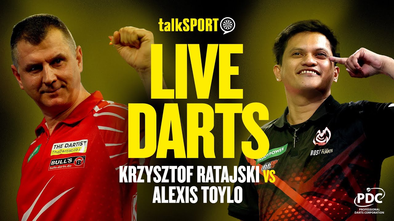 🎯 LIVE: Krzysztof Ratajski Vs Alexis Toylo | PDC World Darts ...