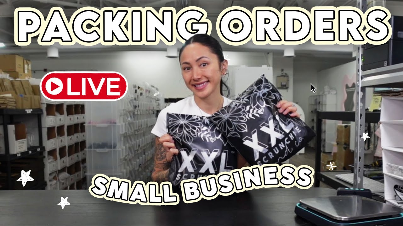 Packing Orders LIVE for My Small Business 📦💕 ASMR Packaging 02 - YouTube