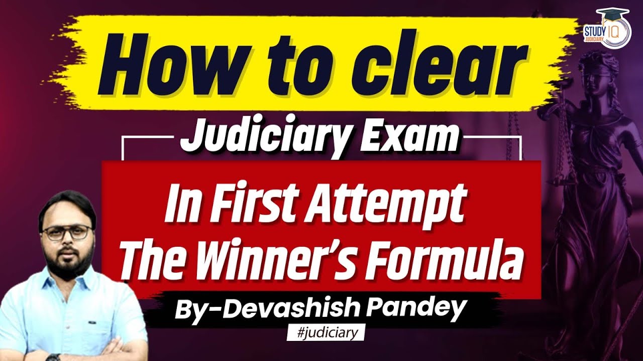 How to clear | In first Attempt | winner formula | StudyIQ Judiciary ...