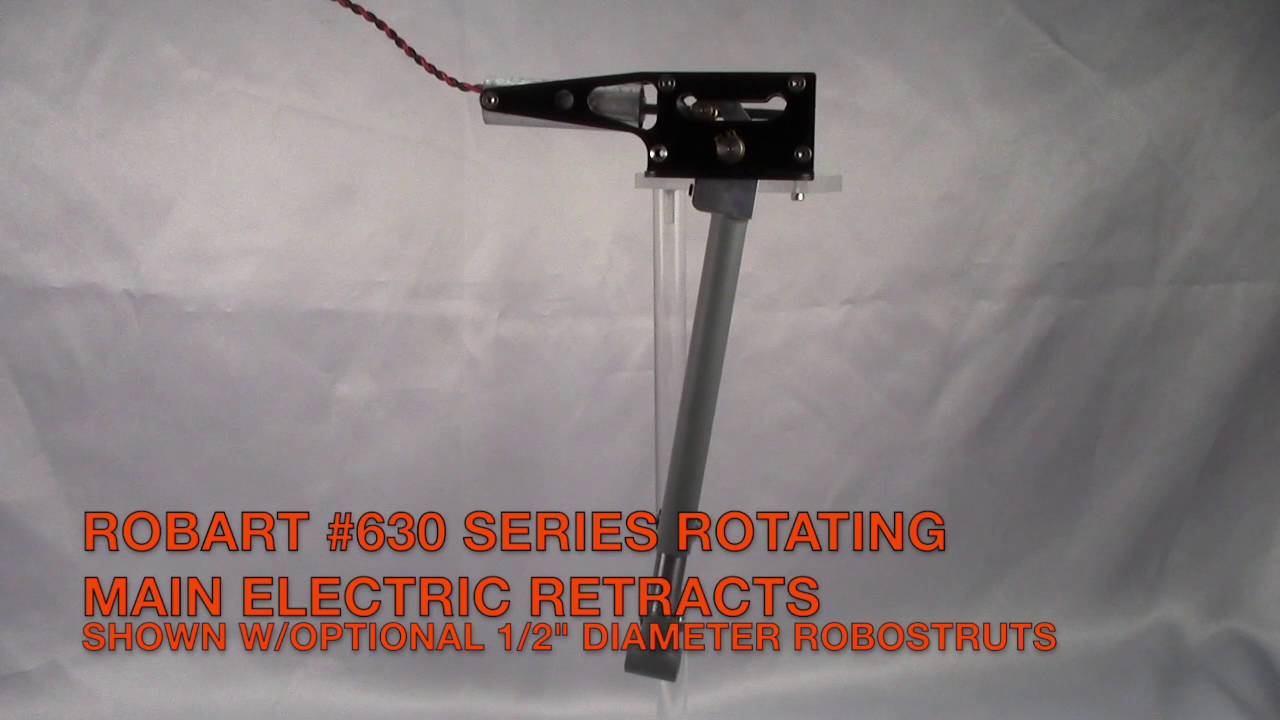 Robart #630RSE Electric Main Gear Operational Video - YouTube