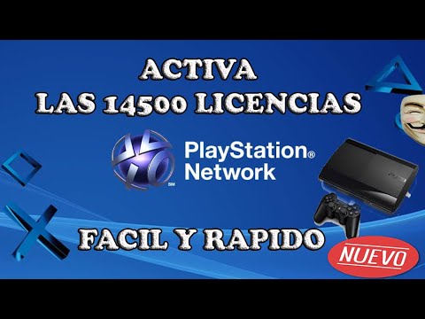 Como? Activar las 14500 licencias PSN en tu Playstation 3 facil y ...