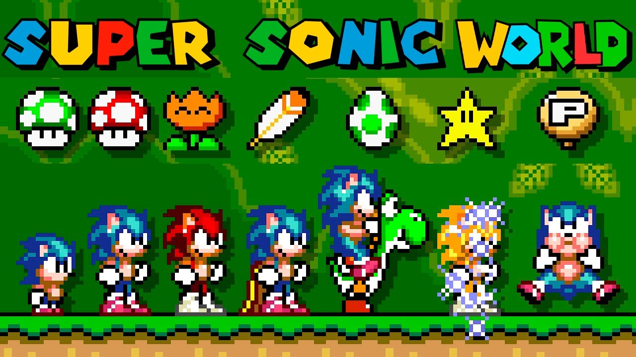 Super Sonic World 100% Todas as Fases, Todas Yoshi Coins e 7 Luas Secretas- SNES - YouTube