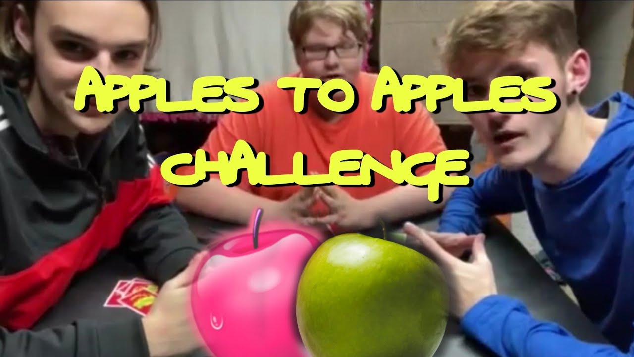 CRAZY APPLES TO APPLES CHALLENGE! - YouTube