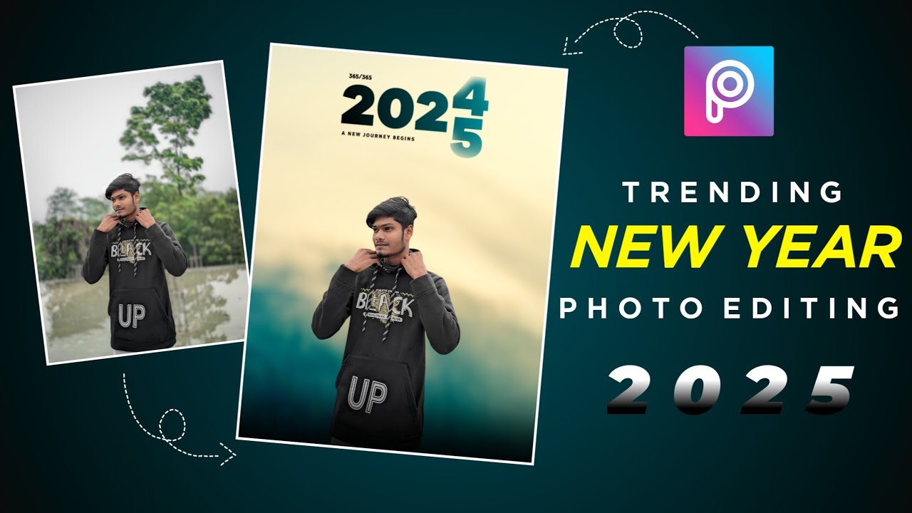 Happy New Year 2025 Photo Editing || Photo Editing 2025 - YouTube