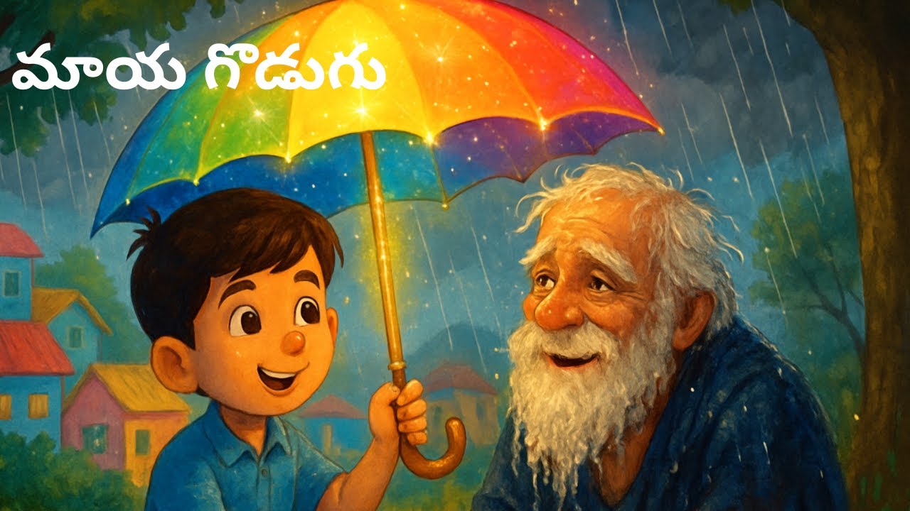 మాయ గొడుగు | Magic Umbrella | Telugu stories | Telugu Kathalu | Telugu ...