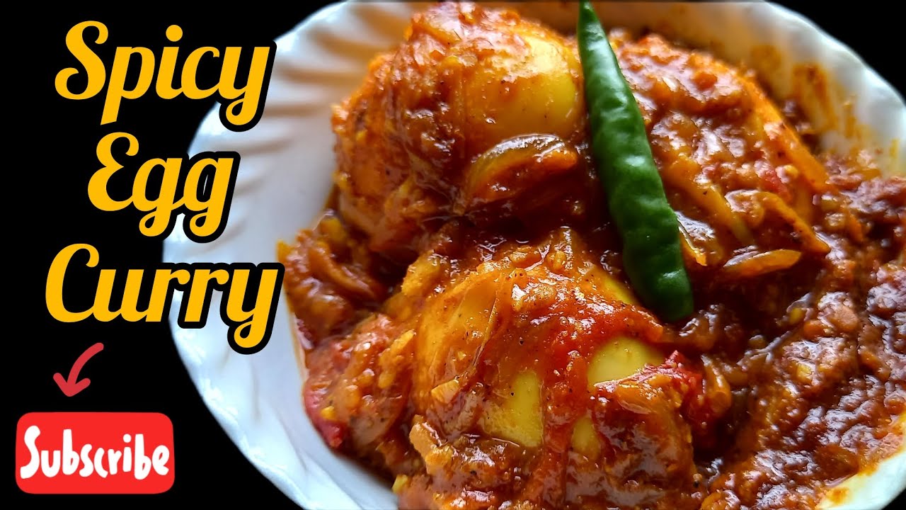 होटल वाली अंडा करी बिना किसी स्पेशल मसाले के| Spicy Egg Curry | Anda ...