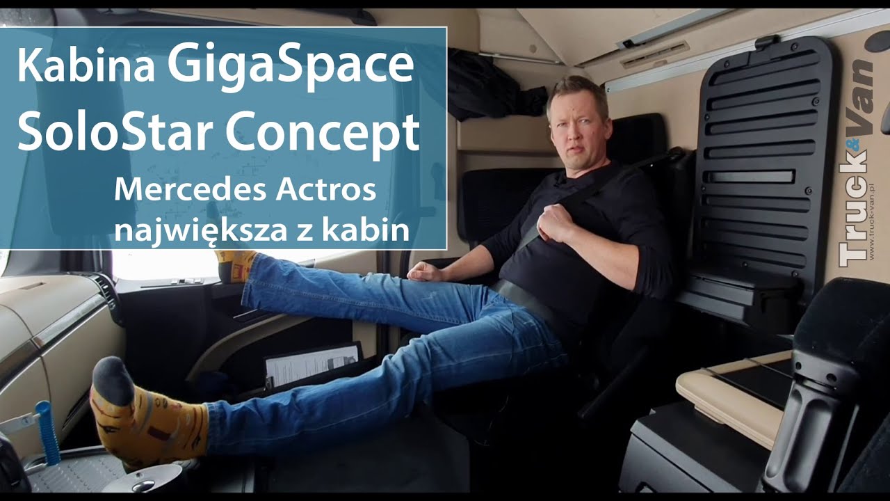 Test: kabina GigaSpace i SoloStar Concept. Mercedes-Benz Actros 3363 LS ...