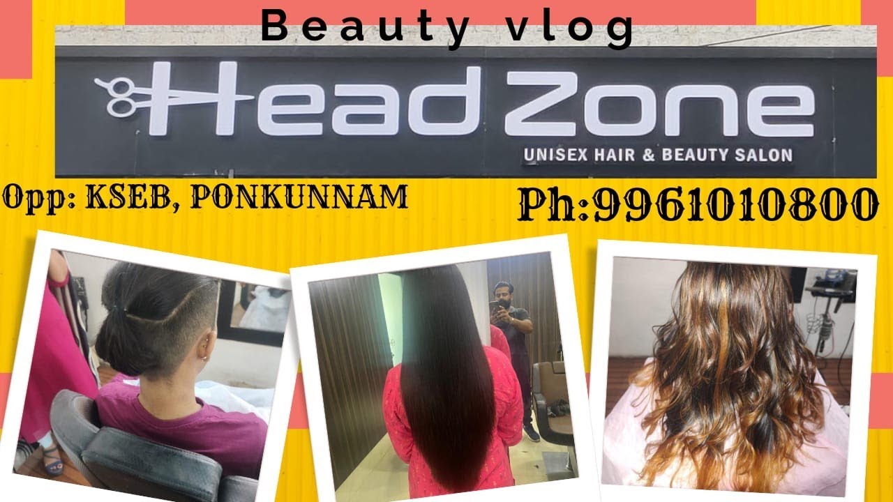 പൊന്കുന്നത്തു ഇങ്ങനൊരു salon കിടിലം wibe Headzone beauty salon ponkunnam#shorts#beautysalon# ...