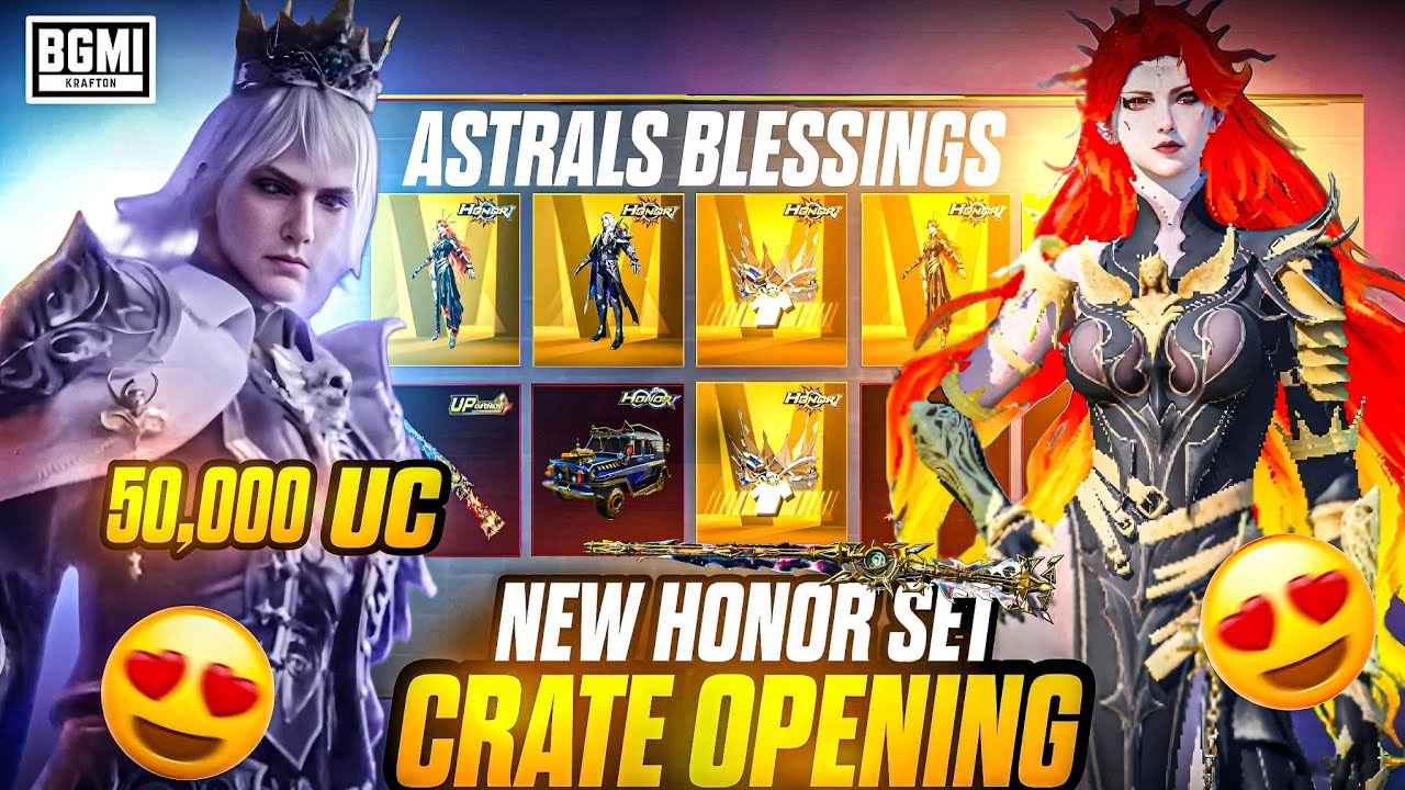 😱 MAX LUCK with 50K UC in ASTRAL'S BLESSING Crate! || SRHPLAYZ # ...
