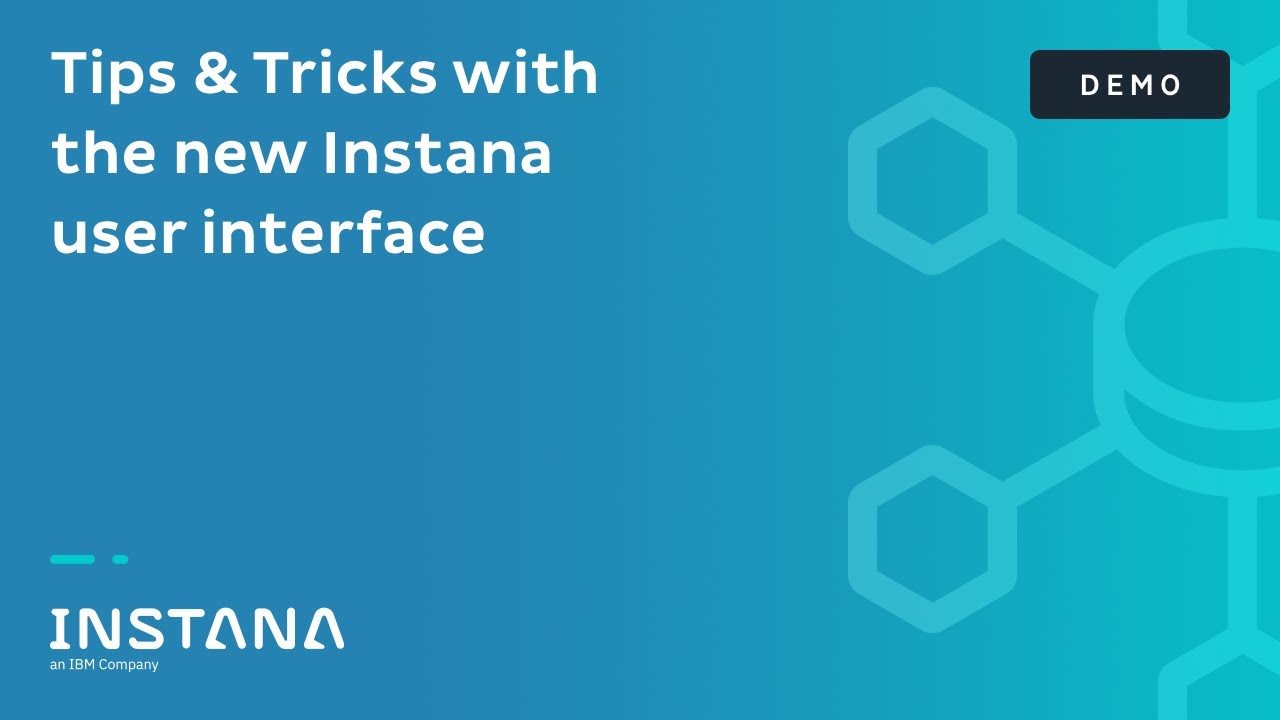 Tips & Tricks with the new Instana user interface - YouTube