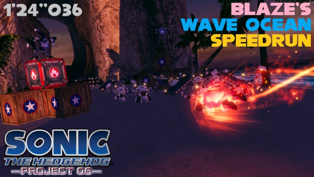 Sonic Project 06 Wave Ocean Blaze IL 1'24''036 - YouTube