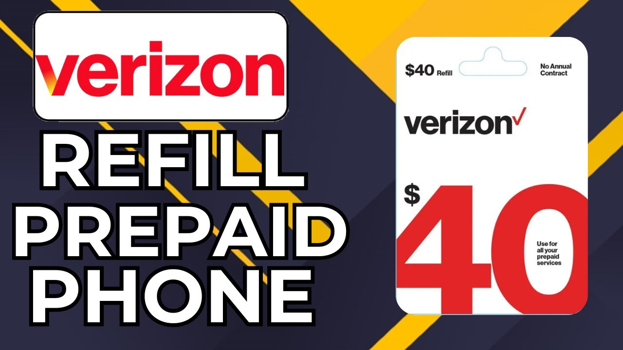 HOW TO REFILL VERIZON PREPAID PHONE (2025) - YouTube