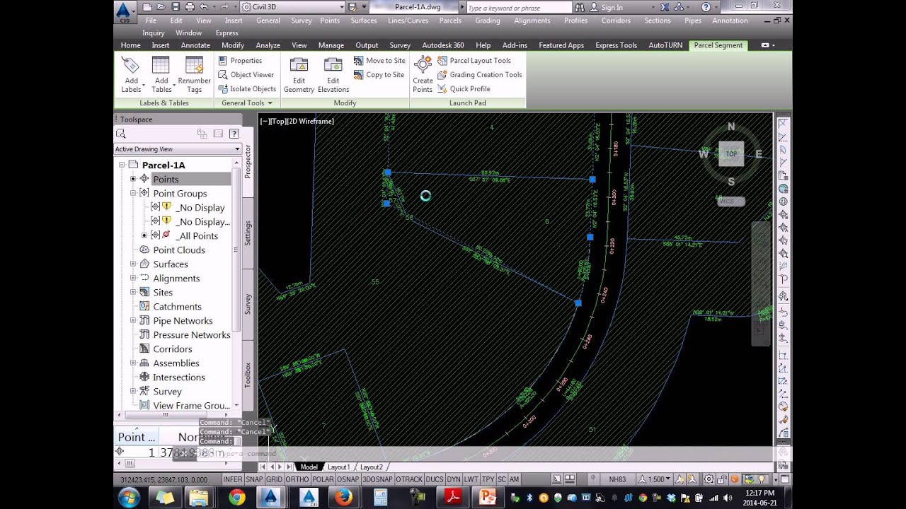Tutoriales RG - AutoCAD Civil 3D 2014 - 26 - Parcels - 02 - YouTube