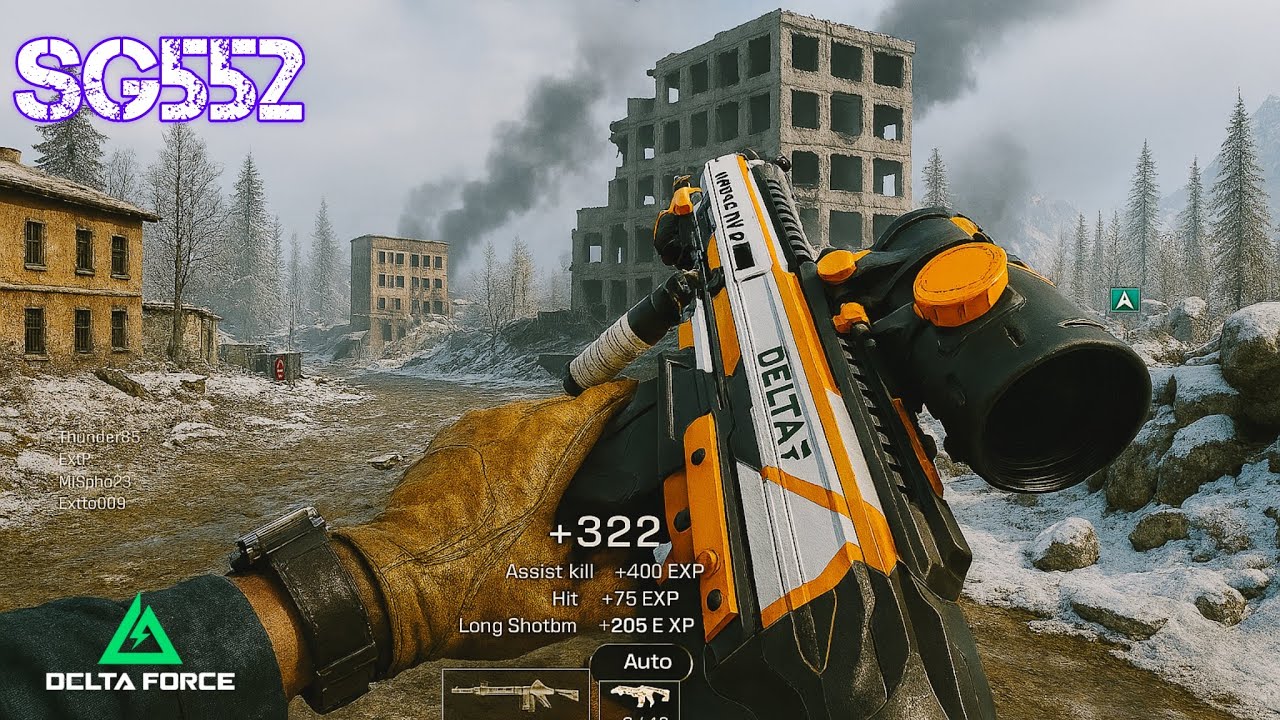 Delta Force Mobile New SG552 best build Loadout Gameplay - YouTube