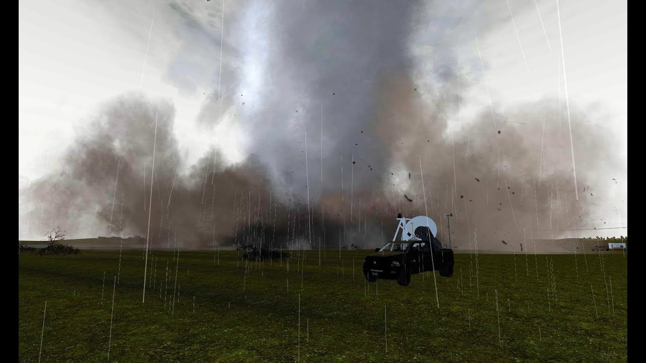 Chasing a Tornado! - Garrys Mod Sandbox - YouTube