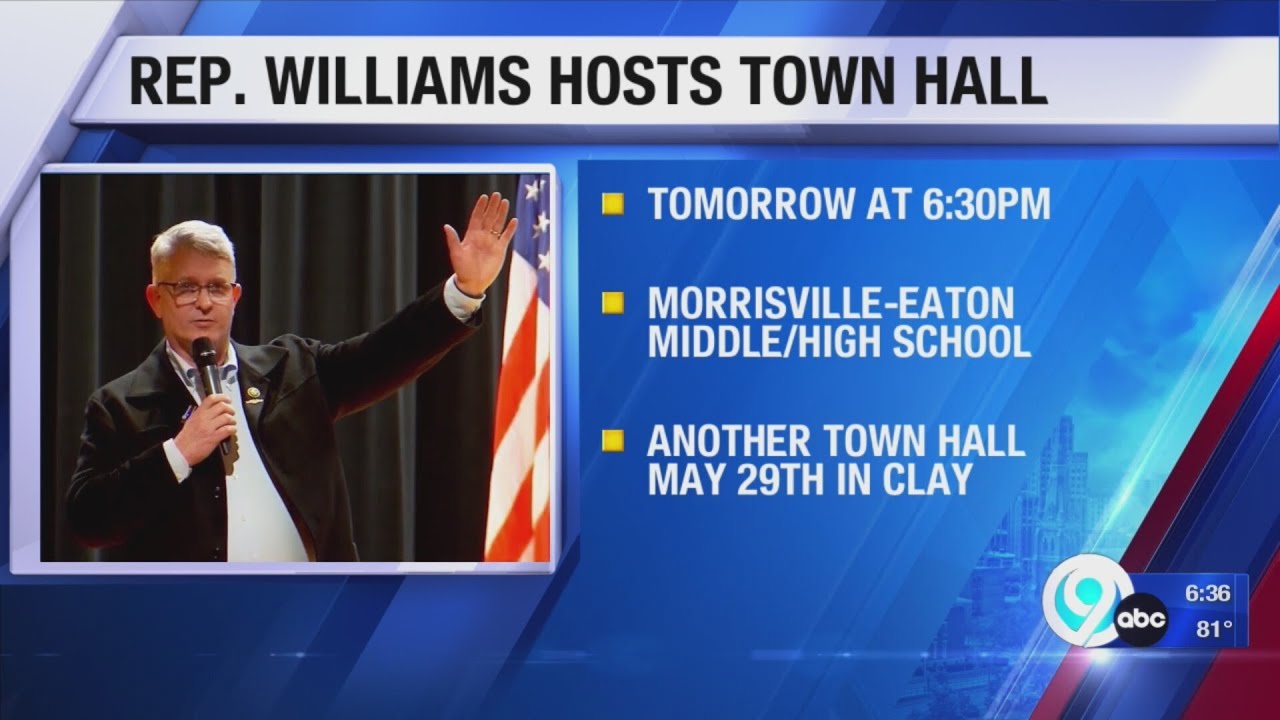 Rep. Brandon Williams to host town hall Monday evening - YouTube