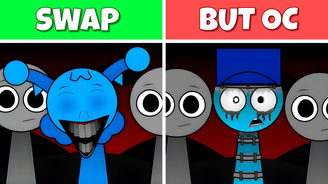 Sprunki - SWAP But OC | Normal vs Horror - YouTube