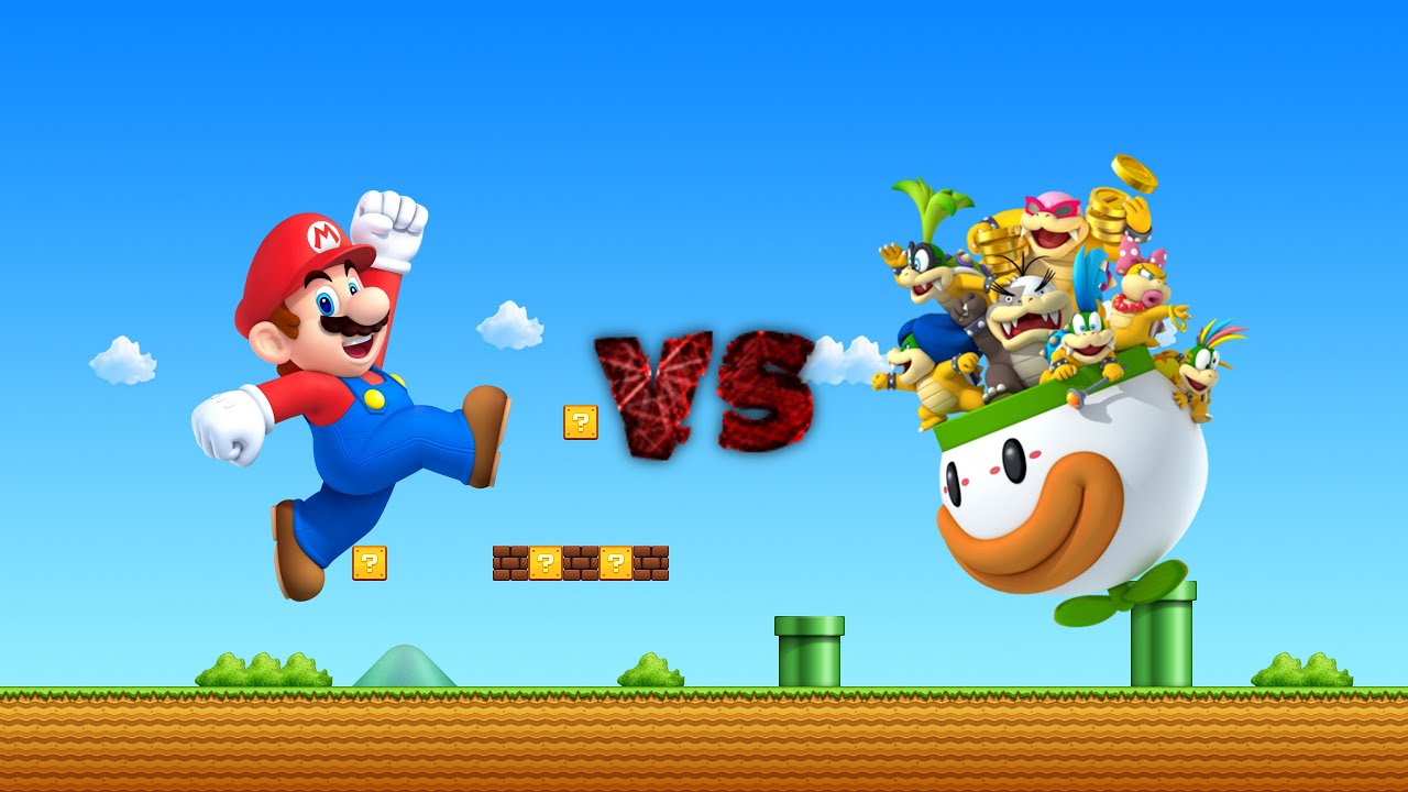 New Super Mario Bros U all Koopaling Battles - YouTube