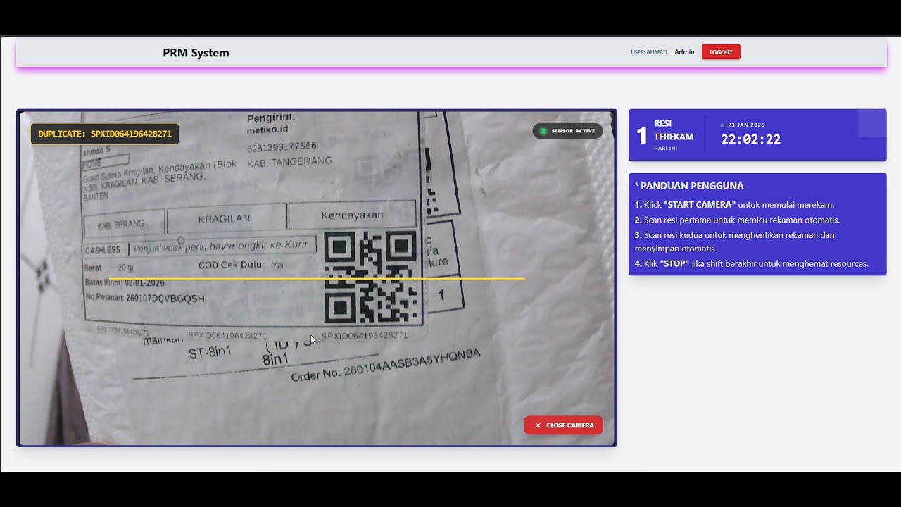 PRM System - Alat Bantu Seller - Untuk meminimalisir kerugian akibat ...