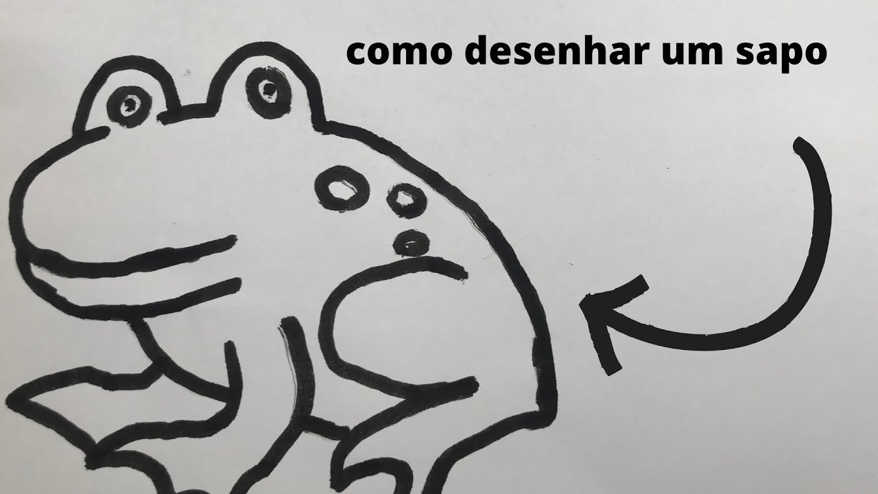 Como desenhar um sapo - YouTube