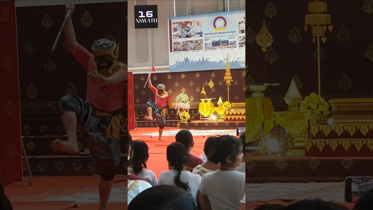 Bring our Khmer Culture to show the world Lakhon Khol 🇰🇭 Cambodia - YouTube