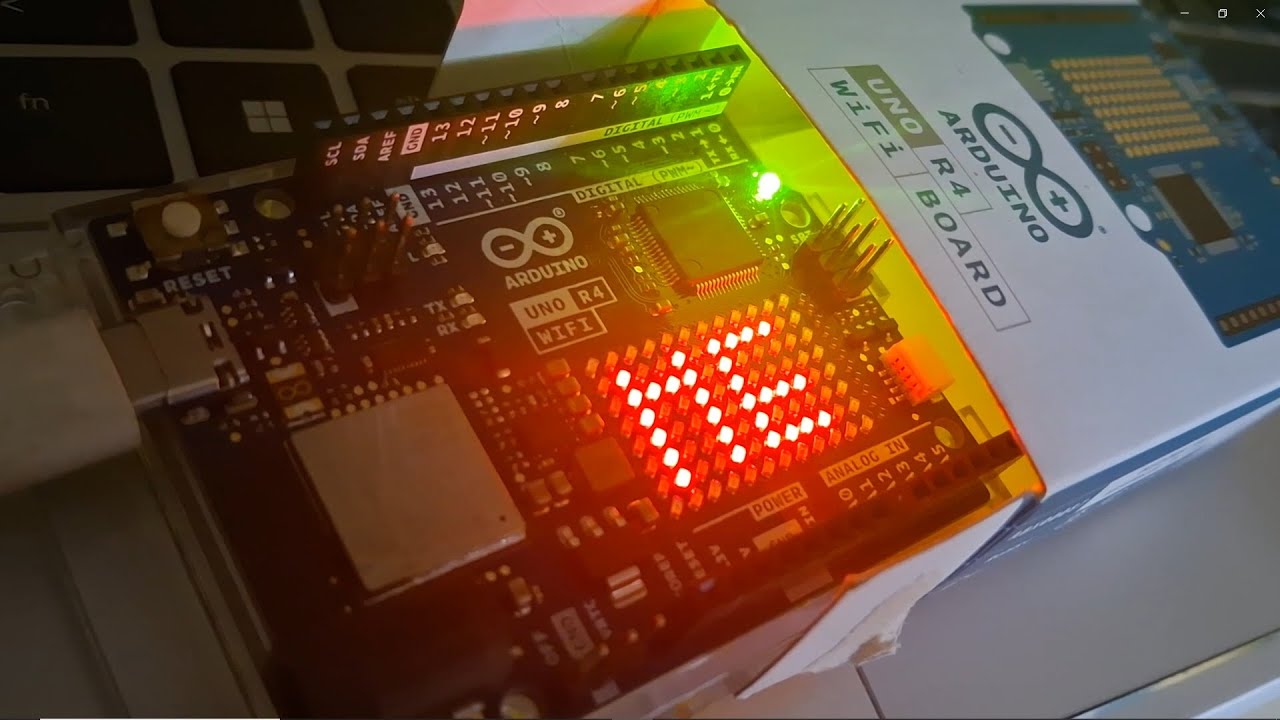 Arduino UNO R4 WiFi - Show my Name on the LED Matrix - YouTube