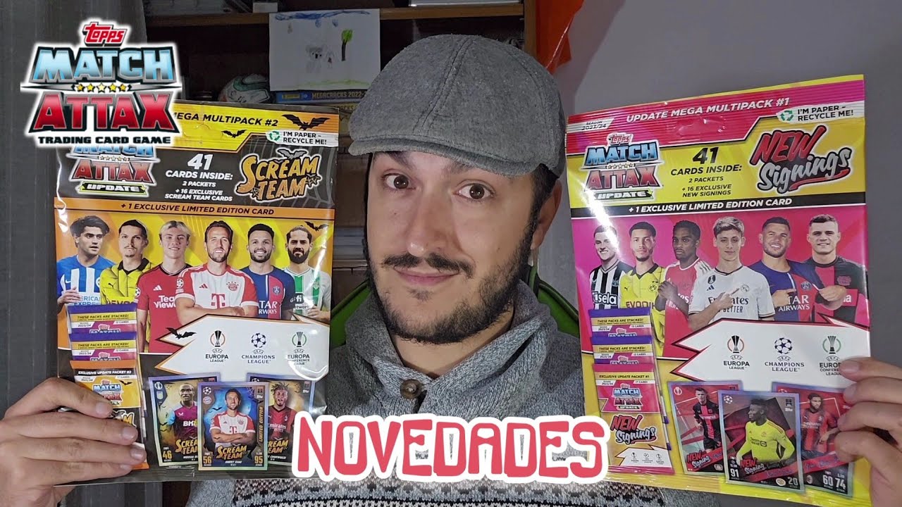 *SCREAM TEAM* & *NEW SIGNINGS* - Multipacks Update 1 y 2 *Match Attax ...