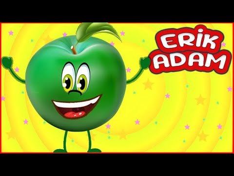 Erik Adam | Pazara Gidelim Bir Erik Alalım | Karpuz Adam-Kırmızı Balık-Çocuk Şarkıları-Çizgi Film