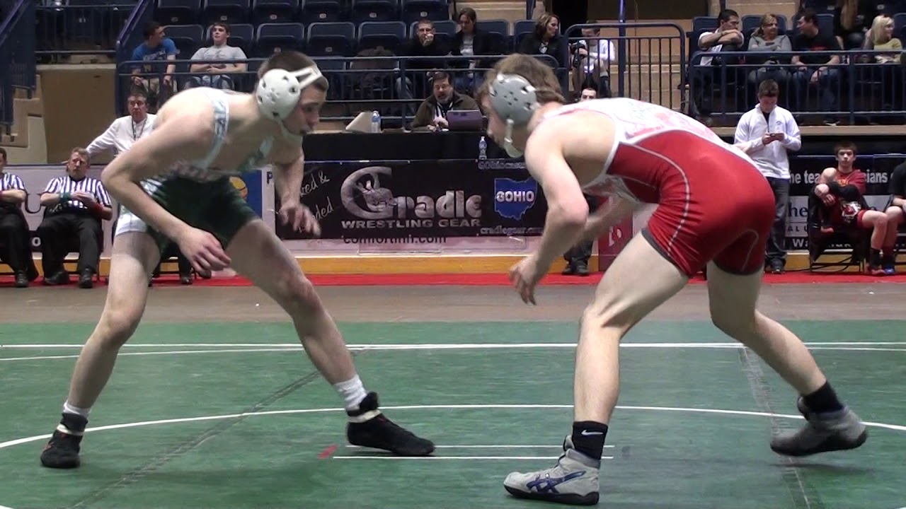 Andrew McNally vs John Szep 138lbs 2012 OAC Junior High State Finals ...