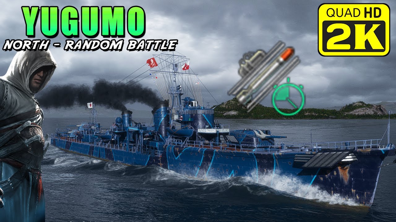 Destroyer Yugumo - Battleships devastated with Reload Booster - YouTube