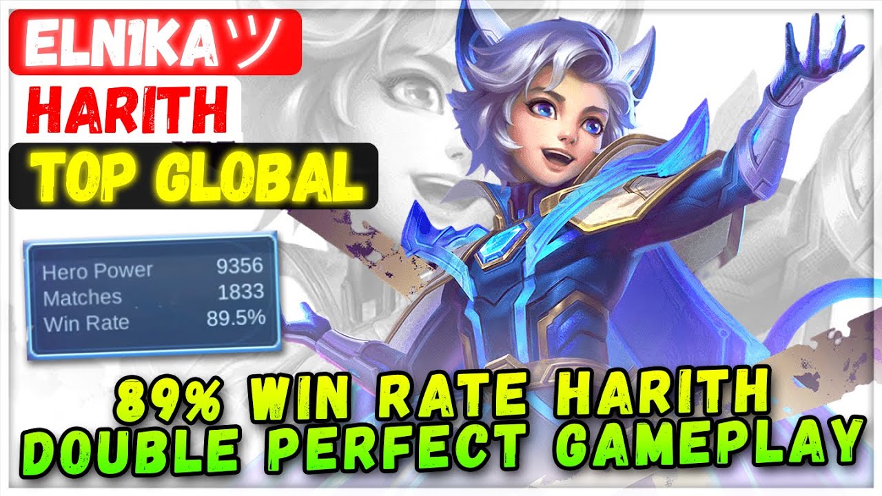 89% Win Rate Harith Double Perfect Gameplay [ Top Global Harith ...