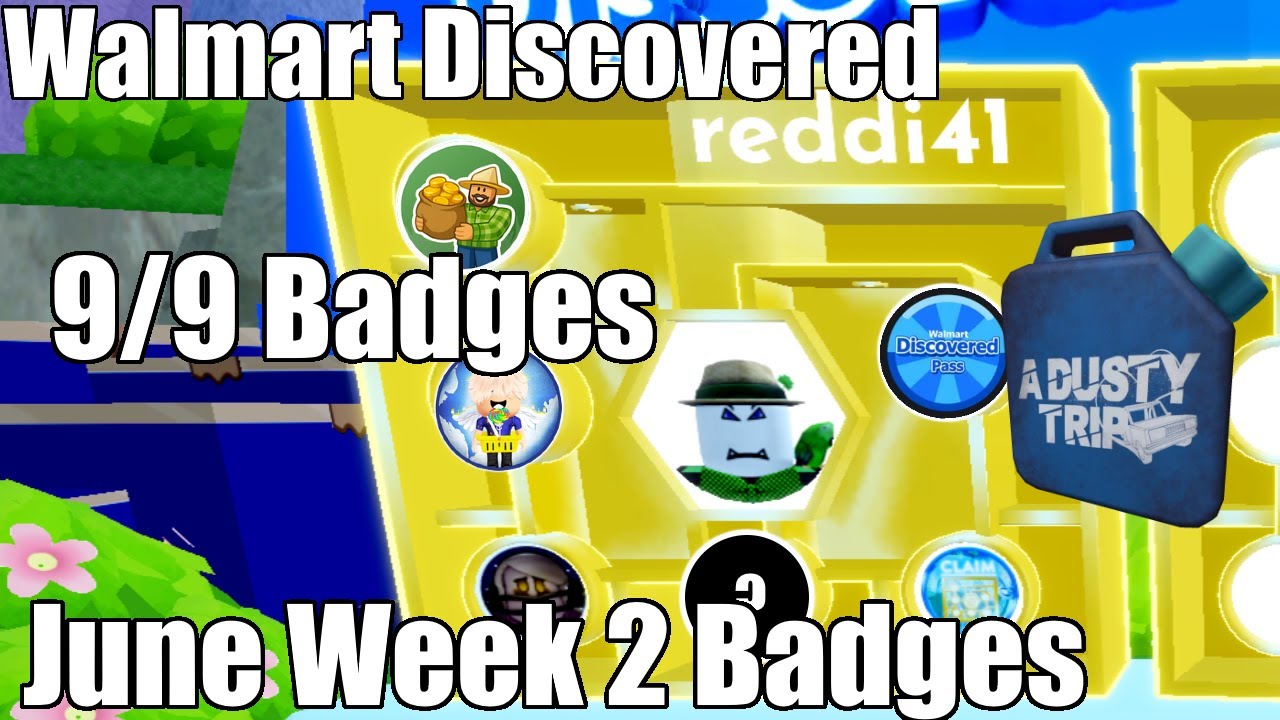 Week 2 June Badges in Walmart Discovered | Farming and Friends | 12.5k ...
