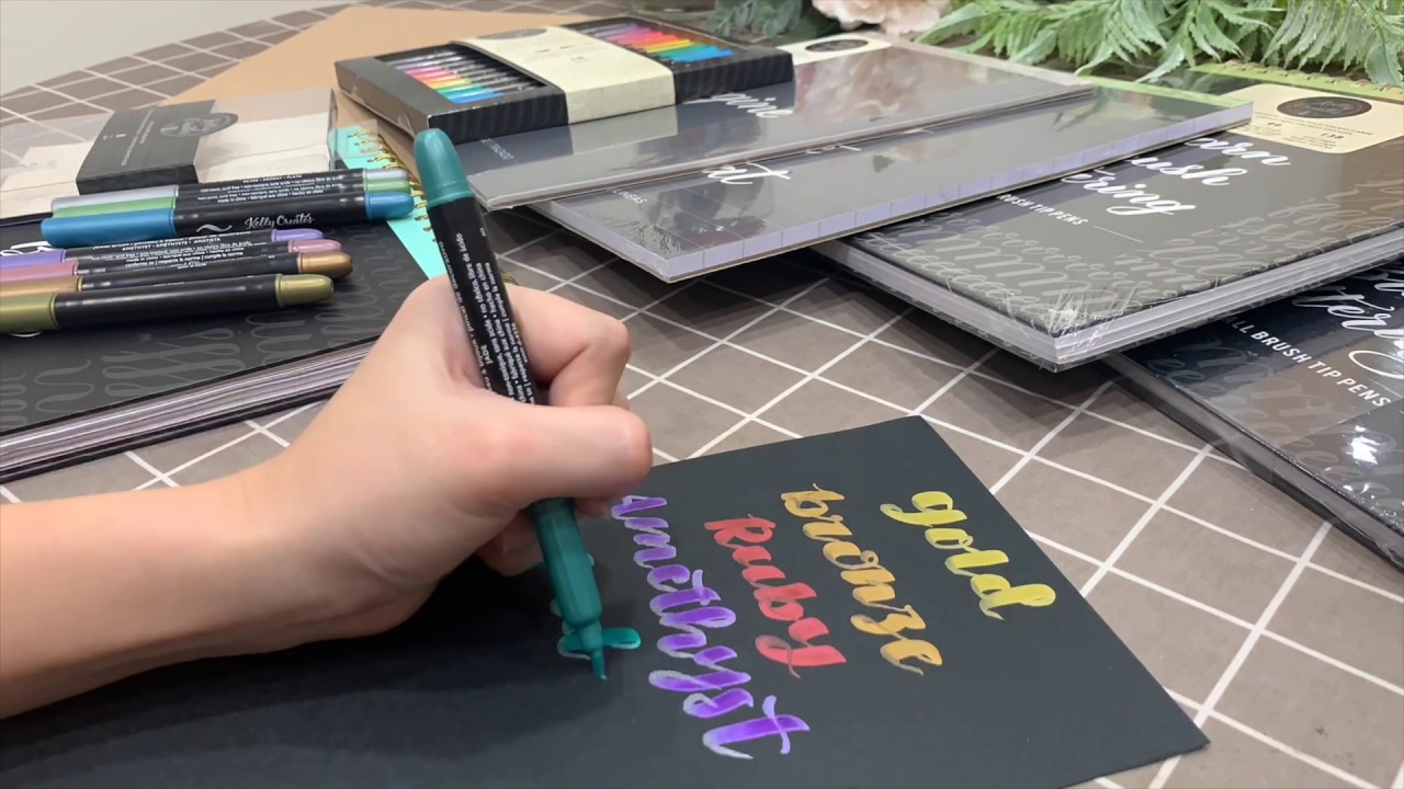 SHOP TALK EPISODE 1: CALLIGRAPHY FEAT. KELLY CREATES - YouTube