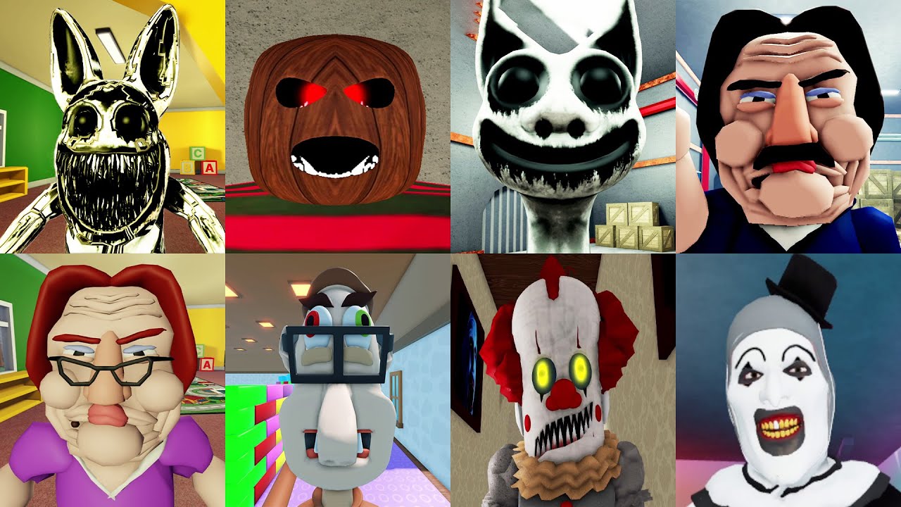 Roblox Scary Obby Walkthrough Zoonomaly Betty Nursery,Zoonomaly Barry ...