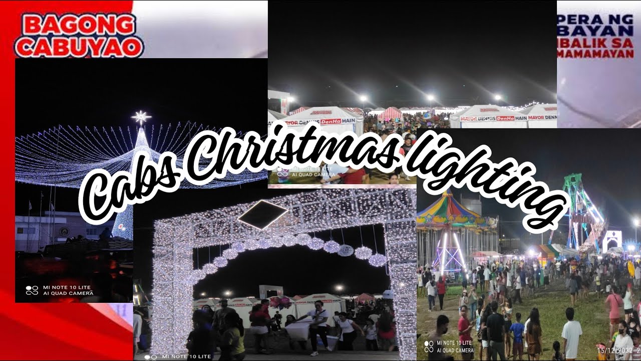 CABS CHRISTMAS LIGHTING CEREMONY | BAGONG CABUYAO - YouTube