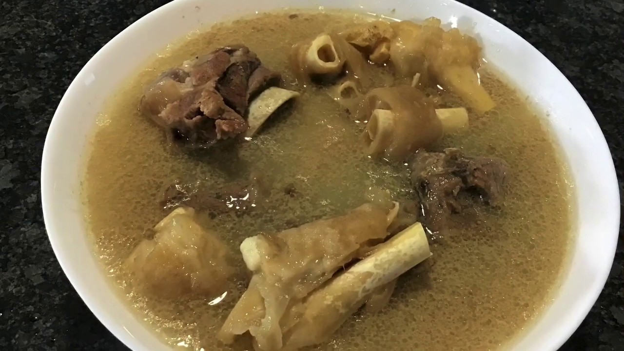 Delicious Lamb Legs And Feet Soup - YouTube