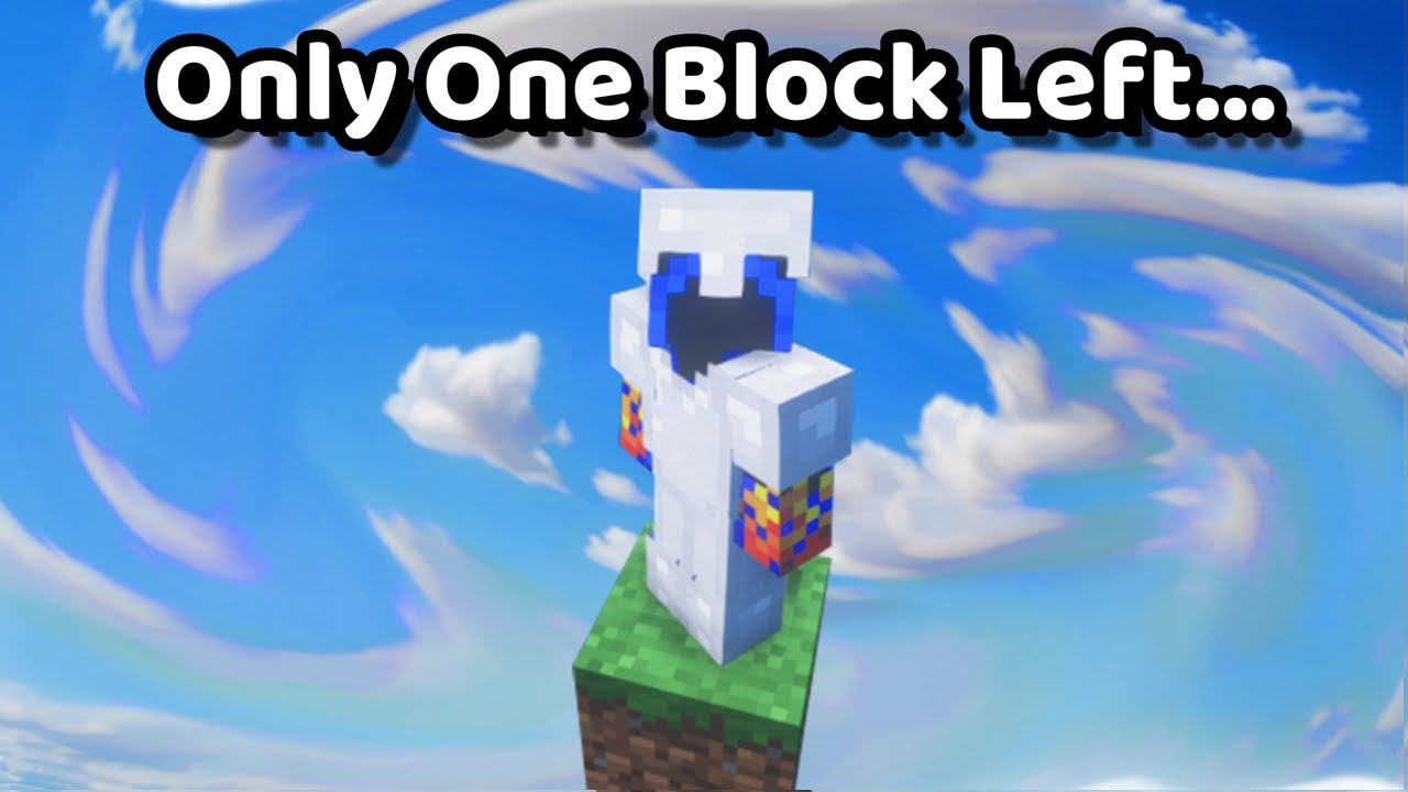 The Story of Minecraft One Block... - YouTube