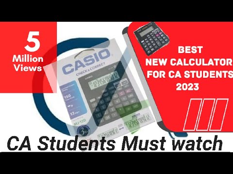 Best Calculator For CA Students 2023 Or Commerce students|New ...