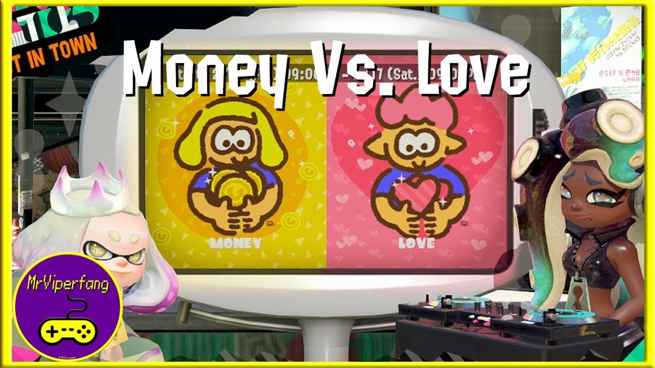 Splatoon 2: Money Vs. Love Splatfest Banter - YouTube