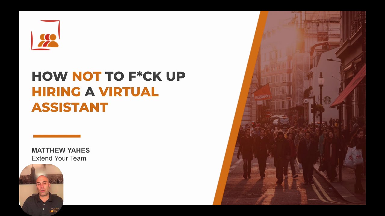 How to hire a Virtual Assistant Masterclass - YouTube