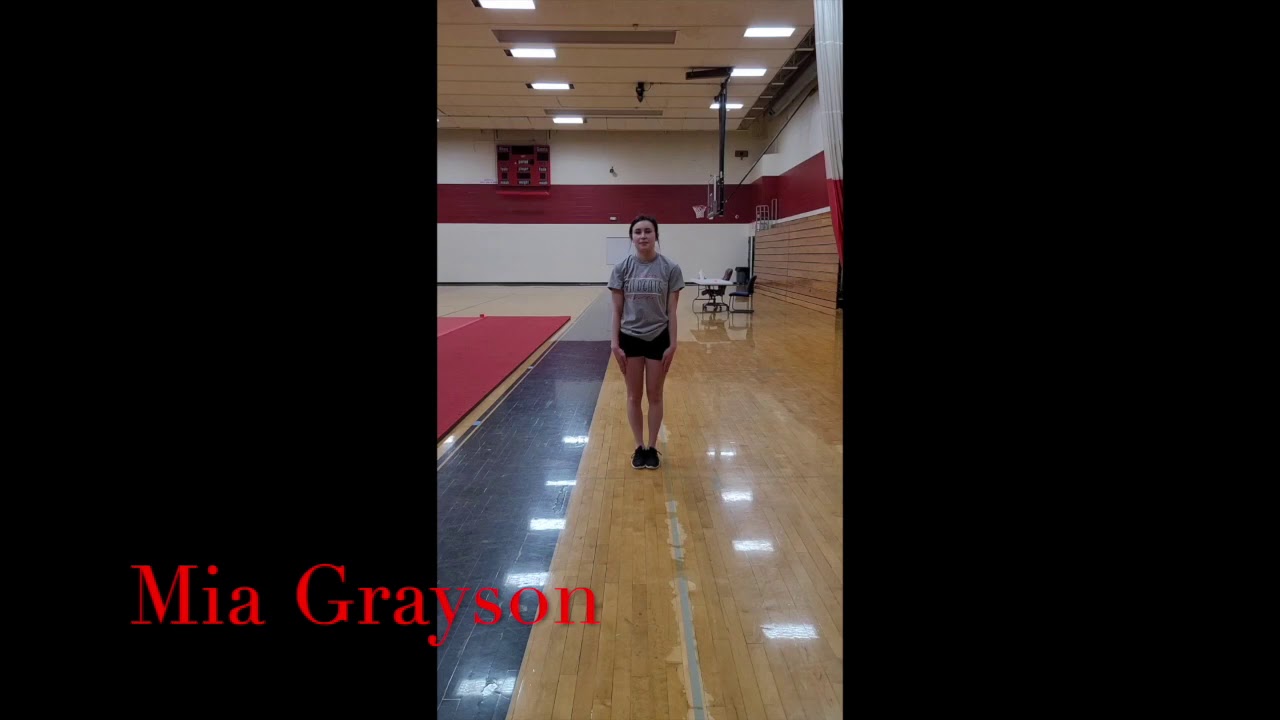 Mia Grayson All-State Jumps - YouTube