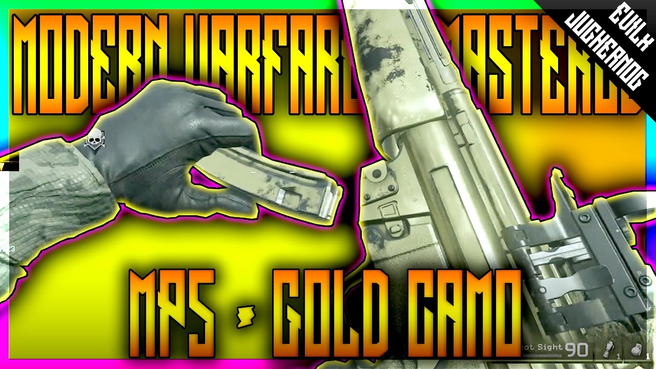 MP5 - GOLD CAMO (ROAD TO REGAL CAMO) - MODERN WARFARE REMASTERED - YouTube