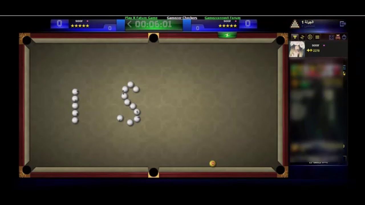gamezer billiards - Pyramid ~ my design "s" - YouTube