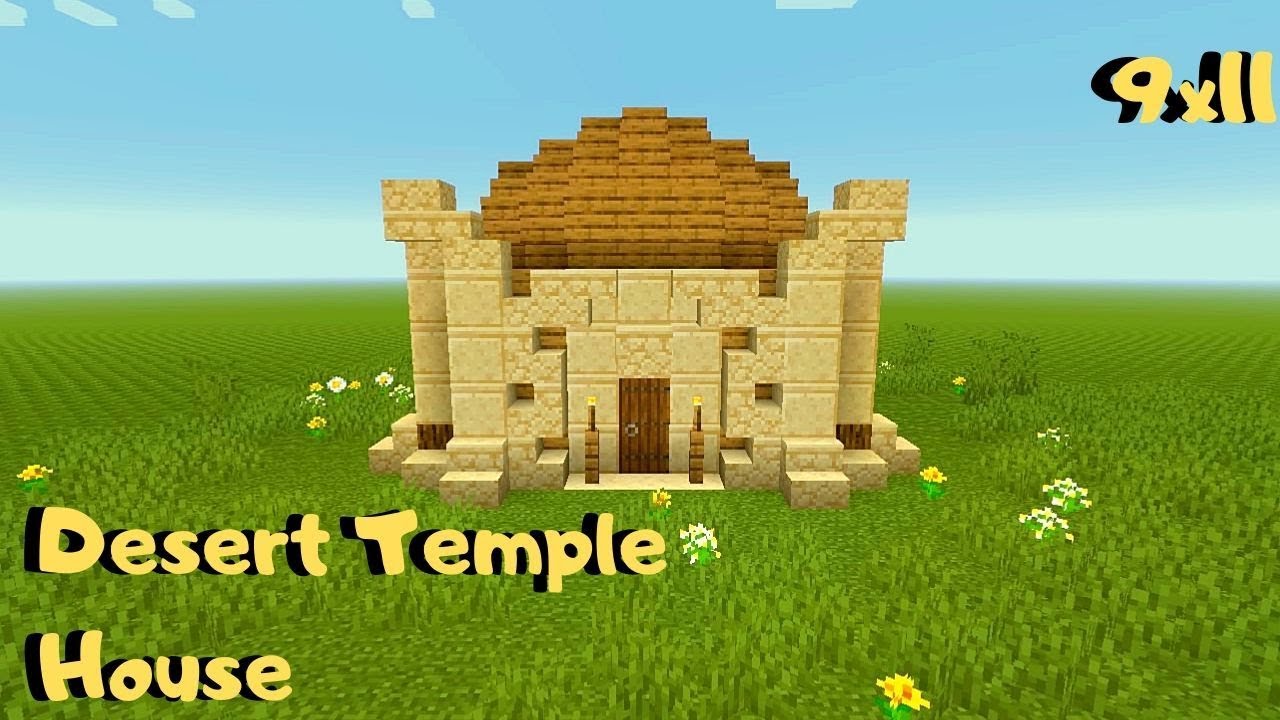 Minecraft Build Tutorial: Desert Temple Home - YouTube
