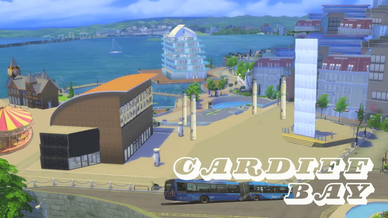 Cardiff Bay Build « Sims 4 - YouTube